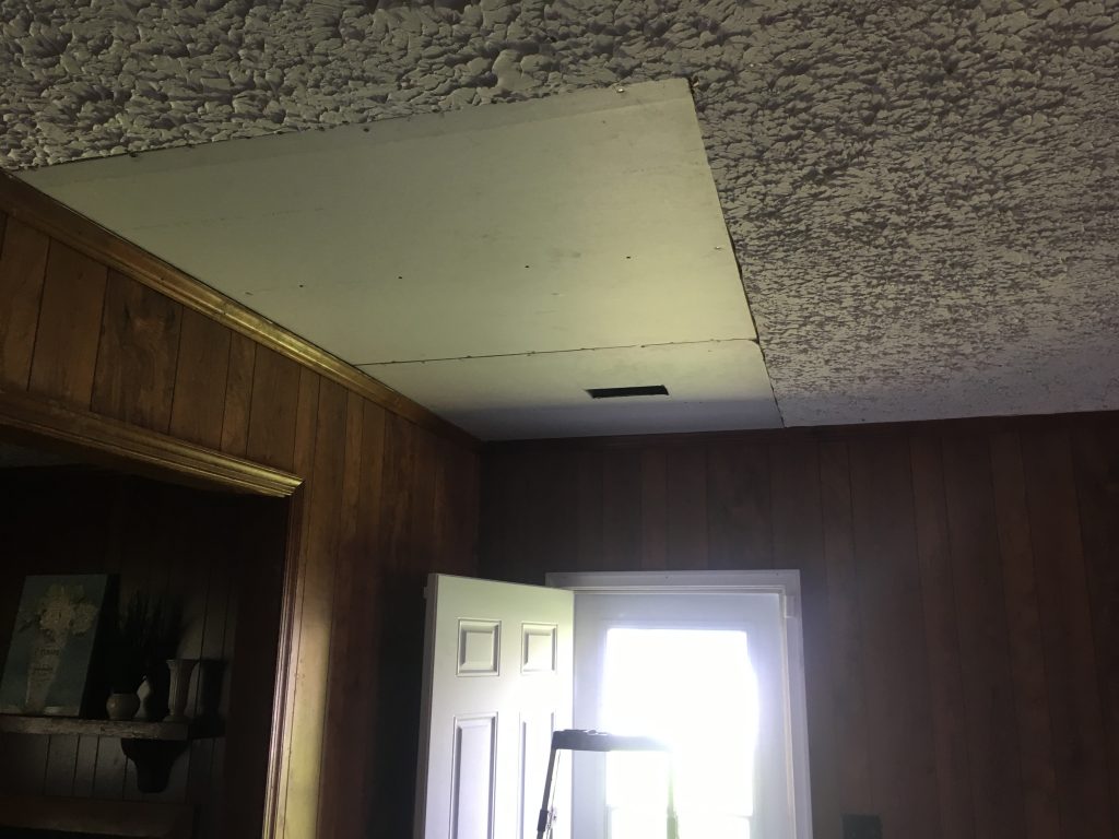 Textured Ceiling Repairs – Benjamin Moore Drywall
